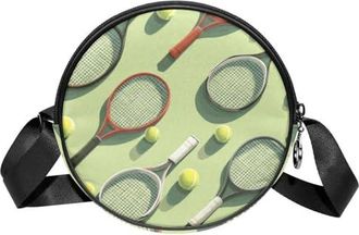 Generic Sac &agrave; bandouli&egrave;re Circle pour femme, sac &agrave; bandouli&egrave;re avec fermeture &eacute;clair et bretelles r&eacute;glables, style d&eacute;contract&eacute;, pour femmes et filles