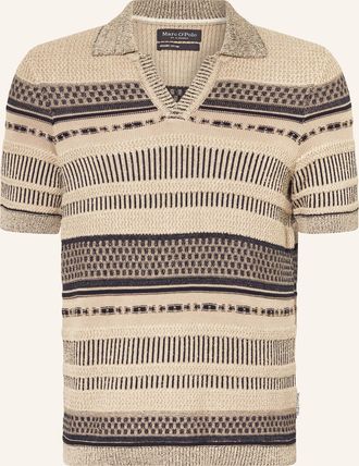 Marc O'Polo Marc Opolo Strick-Poloshirt beige
