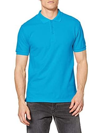 Fruit Of The Loom SS035M, Polo T-shirt - Homme - Bleu (azur) - X-Large