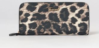 Twinset Mini-Tasche aus Metallic-Mesh mit Logo und abnehmbarem Gurt