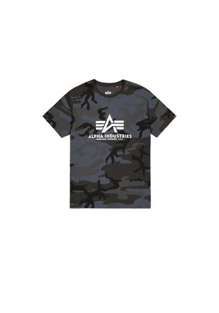 Alpha Industries T-Shirt ALPHA INDUSTRIES Basic T-Shirt BL Camo, Damen, Gr. 3XL, schwarz (schwarz camo), Obermaterial: 100% Baumwolle, Shirts T-Shirt, Topseller