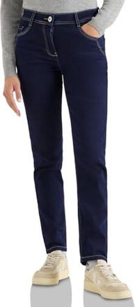 Cecil 3817220 Jean Rinsed Casual Fit, Délavage rainuré, 29W / 30L Femmes