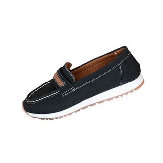 Generic Mocassins d&eacute;contract&eacute;s &agrave; bout rond pour femme - &Eacute;l&eacute;gantes - Classiques - Antid&eacute;rapantes - L&eacute;g&egrave;res - Polyvalentes - Confortables - Chaussures plates &agrave; 