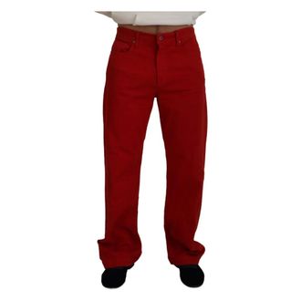 Dolce & Gabbana Straight Hosen - - Jeans - Herren - Rot - S