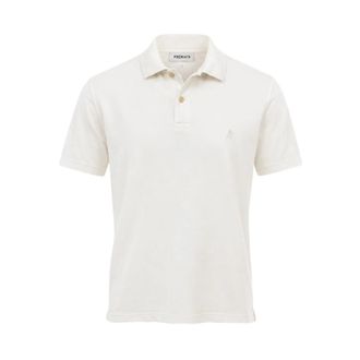 Premiata Kurzarm Piqu&eacute; Polo - - Tops - Herren - Wei&szlig; - XL