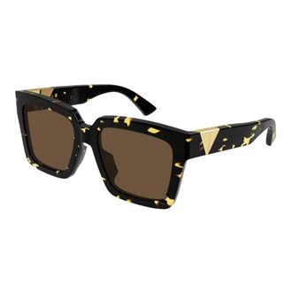 Bottega Veneta Rechteckige Sonnenbrille - - Accessories - Damen - Mehrfarbig - 55 MM