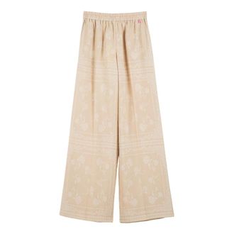 Twinset Femme, Pantalons, Beige, Taille: 38 FR Pantalon large