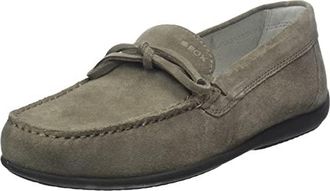 Geox Homme U Ascanio Moccasin, Gris Tourterelle, 44 EU