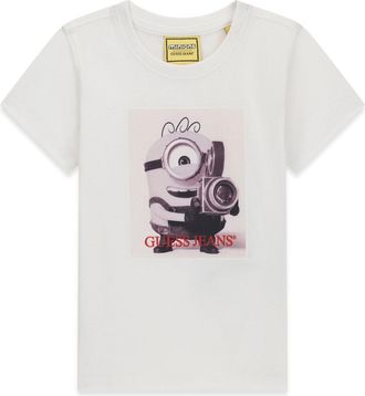 Guess T-Shirt N6YI27 K6651 Wei&szlig; Regular Fit