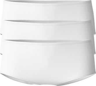 CALIDA Femme Slip Paquet de 3 Panty Essential Cotton Low Cut