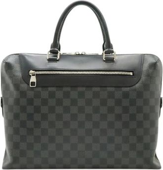 Louis Vuitton Pre-owned PDJ NM Damier Graphite Briefcase - Femme - Pre-owned - Noir - Taille: ONE Size