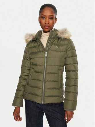 Tommy Hilfiger Daunenjacke DW0DW18312 Gr&uuml;n Slim Fit