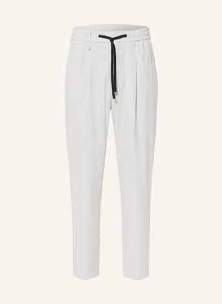 HUGO BOSS Hose Im Jogging-Stil Convert Pleat Tapered Fit grau