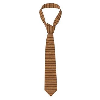 Generic Cravate Texture De Couleur Bois DOrigine Formelle Men Tie Confortable Cravates Homme Pour Affaires Accessoires L&Eacute;cole