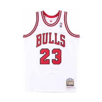 Mitchell & Ness Authentic Jersey Michael Jordan 1995-96 23 - - Sport - Herren - Wei&szlig; - M