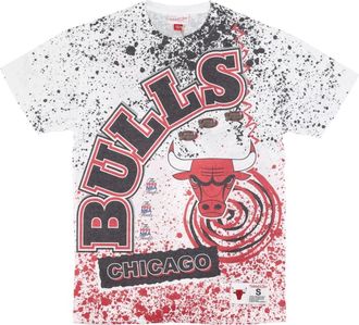 Mitchell & Ness Chicago Bulls NBA Tee Burst - - Tops - Herren - Mehrfarbig - L
