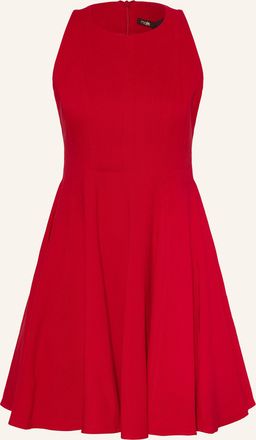 Maje Kleid Mit Leinen rot