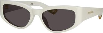 Jacquemus Femme, Accessoires, Blanc, Taille: ONE Size Gala Lunettes de soleil