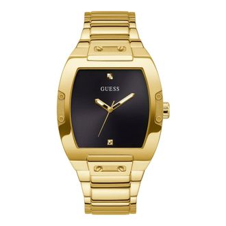 Guess Minimalistische Edelstahl-Armbanduhr - - Accessories - Herren - Gelb - ONE SIZE