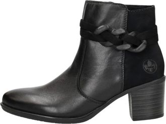 Rieker Femme, Chaussures, Noir, Taille: 40 EU Bottes &agrave; talon Enkellaarsjes