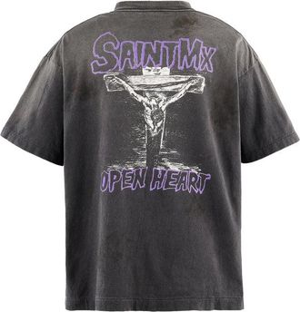 Saint Mxxxxxx Siblk T-Shirt - Gray