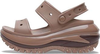 Crocs Sandales classiques Mega Crush unisexes pour adulte | Sandales à plateforme, latte, 8 Women/6 Men