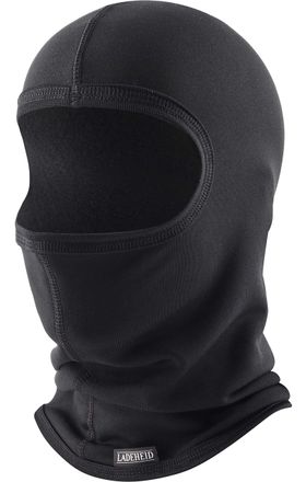 Ladeheid Sturmhaube Winter Skimaske Balaclava Silverplus Thermoaktiv Sturmmaske Motorrad Fahrrad LA-146 (Schwarz, XL/XXL)