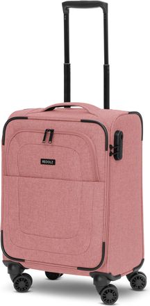 Redolz Cabin Weichschalen Kabinen-Koffer | Leichter Trolley mit 4 Doppelrollen f&uuml;r Damen & Herren 37 x 23 x 55 cm (Essentials 12)