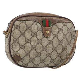Gucci Sac bandouli&egrave;re vintage en toile Pre-owned - Femme - Pre-owned - Beige - Taille: ONE Size