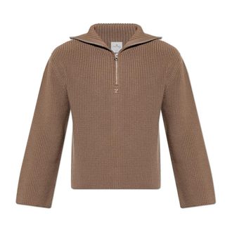 Courr&egrave;ges Wollpullover - - Knitwear - Herren - Braun - S