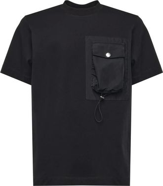 Giuliano Galiano Homme, Tops, Noir, Taille: S T-shirt Bullnero