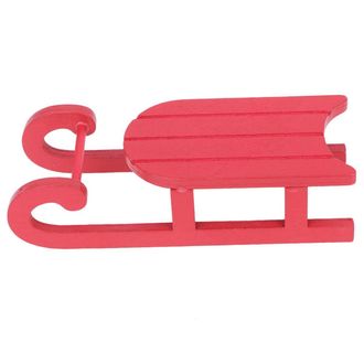 BESPORTBLE Weihnachtsschlitten Tischdekoration aus Holz Kompakt und Leicht Weihnachts Schreibtischdeko f&uuml;r Wohnzimmer und Eingangsbereich