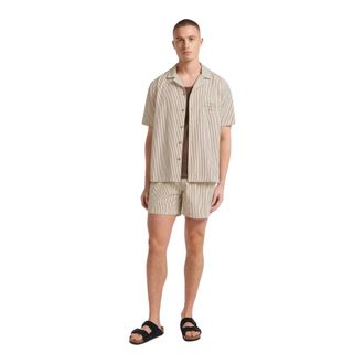 Circle Of Trust Homme, V&ecirc;tements de nuit et de d&eacute;tente, Brun, Taille: S Jason SS Shirt