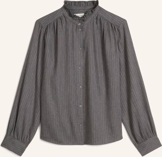 Marc O'Polo Marc Opolo Nadelstreifenbluse grau