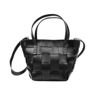 Dragon Diffusion Schwarze Geflochtene Leder Mini Tote - - Bags - Damen - Schwarzk - ONE SIZE