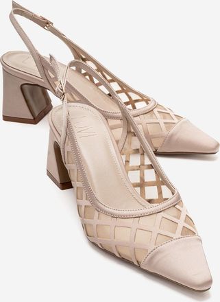 Prologue Alveron Blockabsatz Mesh Pumps