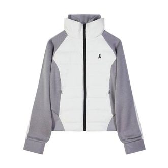 Patrizia Pepe Femme, Sweatshirts et sweats &agrave; capuche, Gris, Taille: 40 FR Doudoune Courte