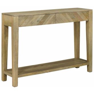vidaXL Konsolentisch mit Schubladen Nat&uuml;rliches Grau 110 x 30 x 80 cm vidaXL