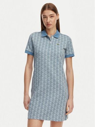 Lacoste Kleid f&uuml;r den Alltag EF2655 Hellblau Slim Fit