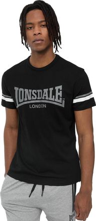 Lonsdale Herren T-Shirt Normale Passform CREICH Black/White/Grey 3XL 117363