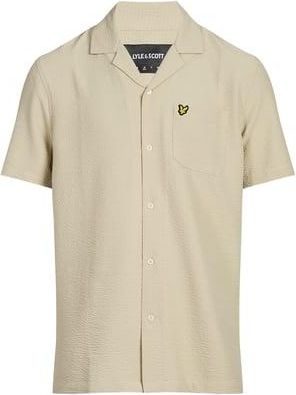 Lyle & Scott Chemise textur&eacute;e &agrave; manches courtes