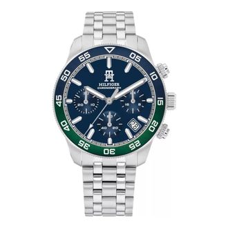 Tommy Hilfiger Homme, Accessoires, Gris, Taille: ONE Size Th85 Chronographe