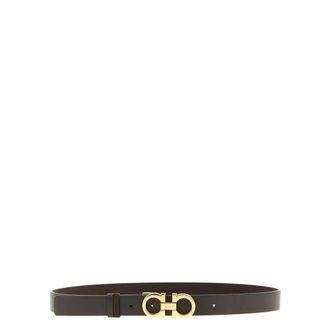 Ferragamo Femme, Accessoires, Brun, Taille: 90 CM Ceinture Gancini