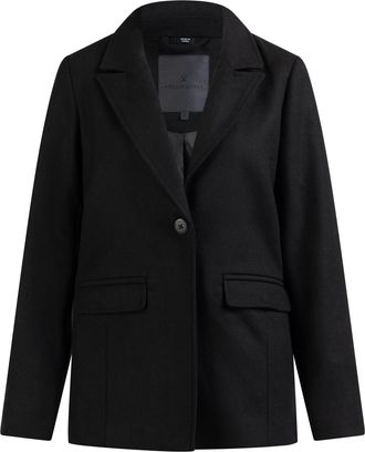 Dreimaster Dreimaster Langer Blazer aus Wollgemisch Damen Schwarz