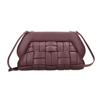 Themoirè Femme, Sacs, Violet, Taille: ONE Size Bios Braided Clutch