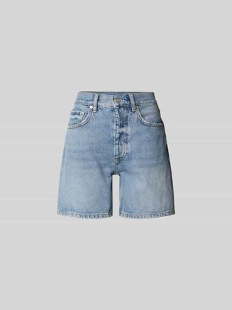 Anine Bing Regular Fit Shorts in Denim-Optik