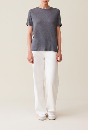 Claudie Pierlot T-shirt manches courtes brod&eacute; CP
