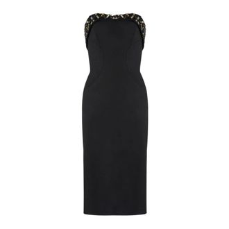 Genny Midi Kleider - - Dresses - Damen - Schwarzk - L