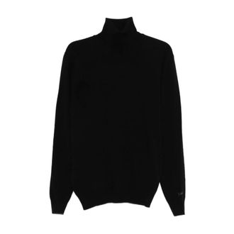 Woolrich Herren, Strickwaren, Schwarzk, MGröße