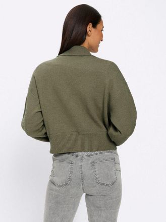 Heine Strickjacke Strickjacke Langarm Feinstrick